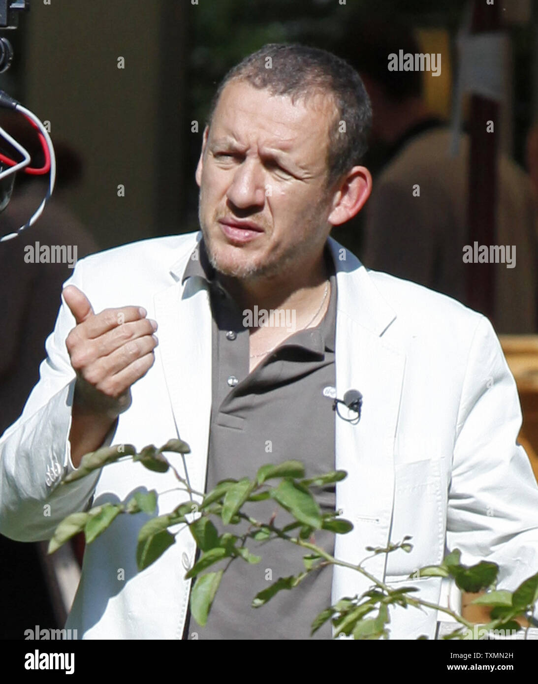 Actor Dany Boon gives an interview during the 35th American Film ...