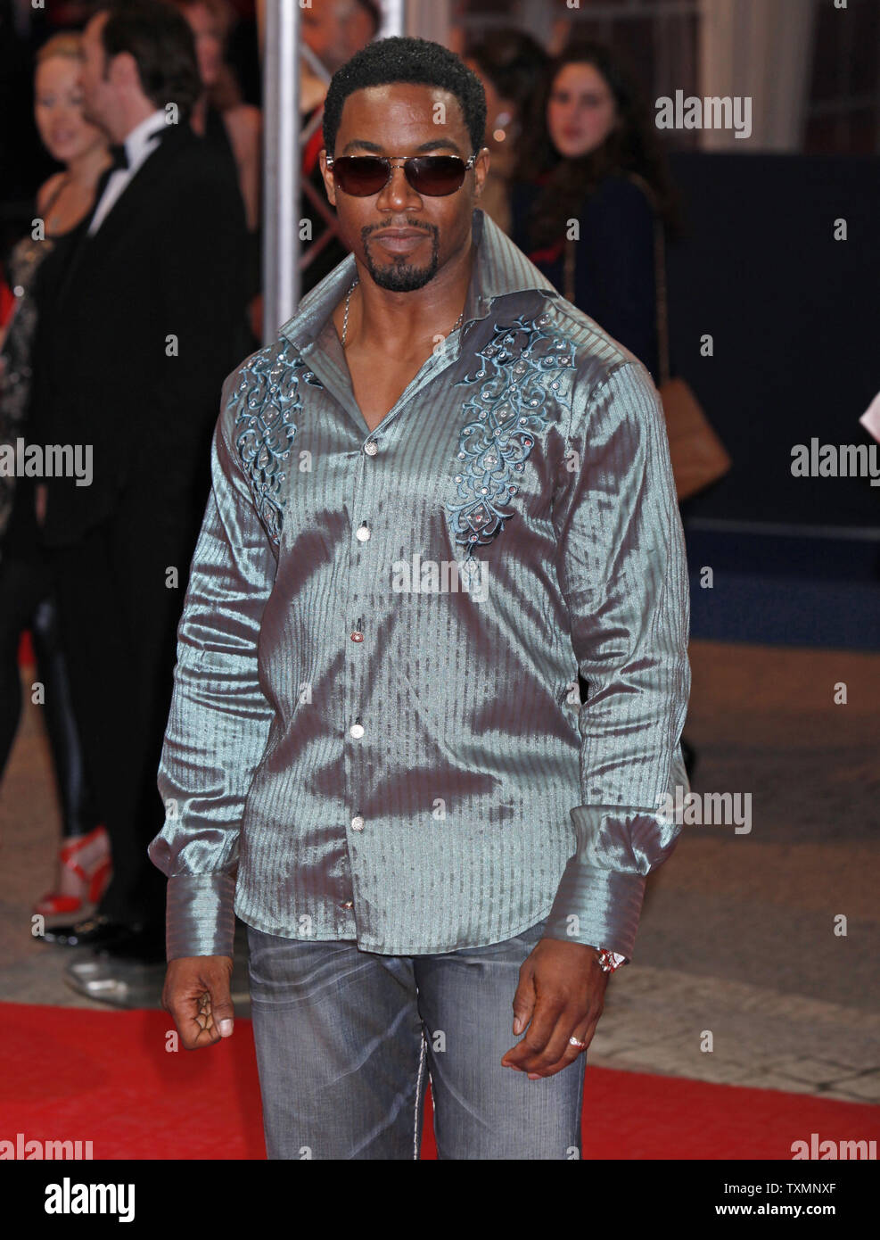 Actor Michael Jai White arrives on the red carpet before a screening of ...