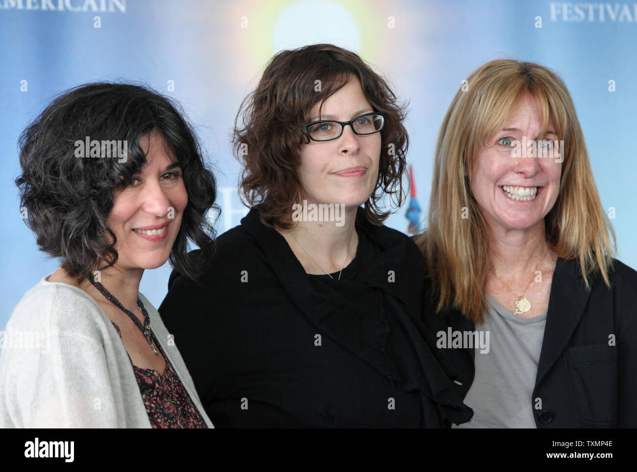 Debra Granik (L), Anne Rosellini (C) and Alix Madigan arrive at a ...