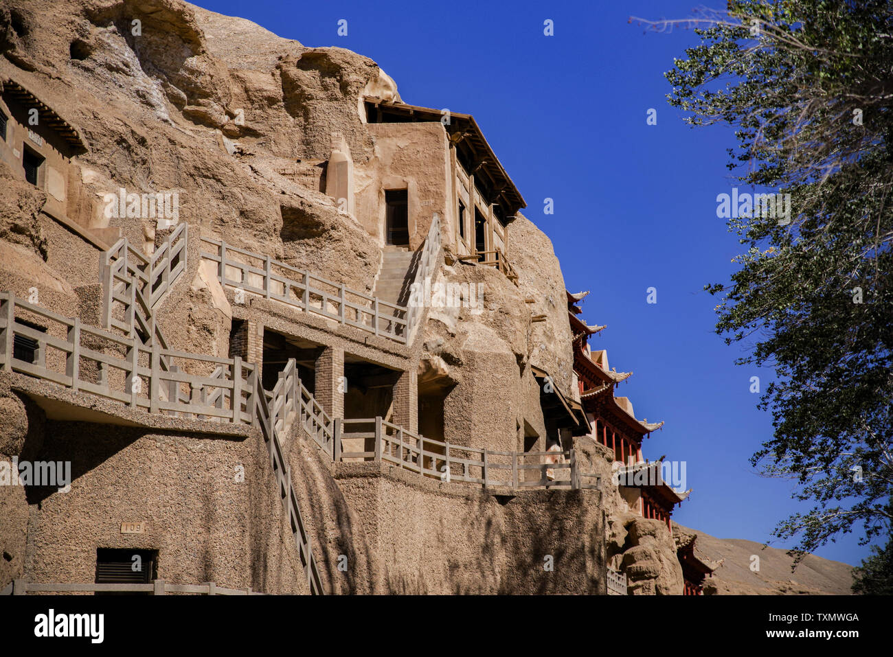 Mogao Grottoes, Dunhuang Stock Photo - Alamy