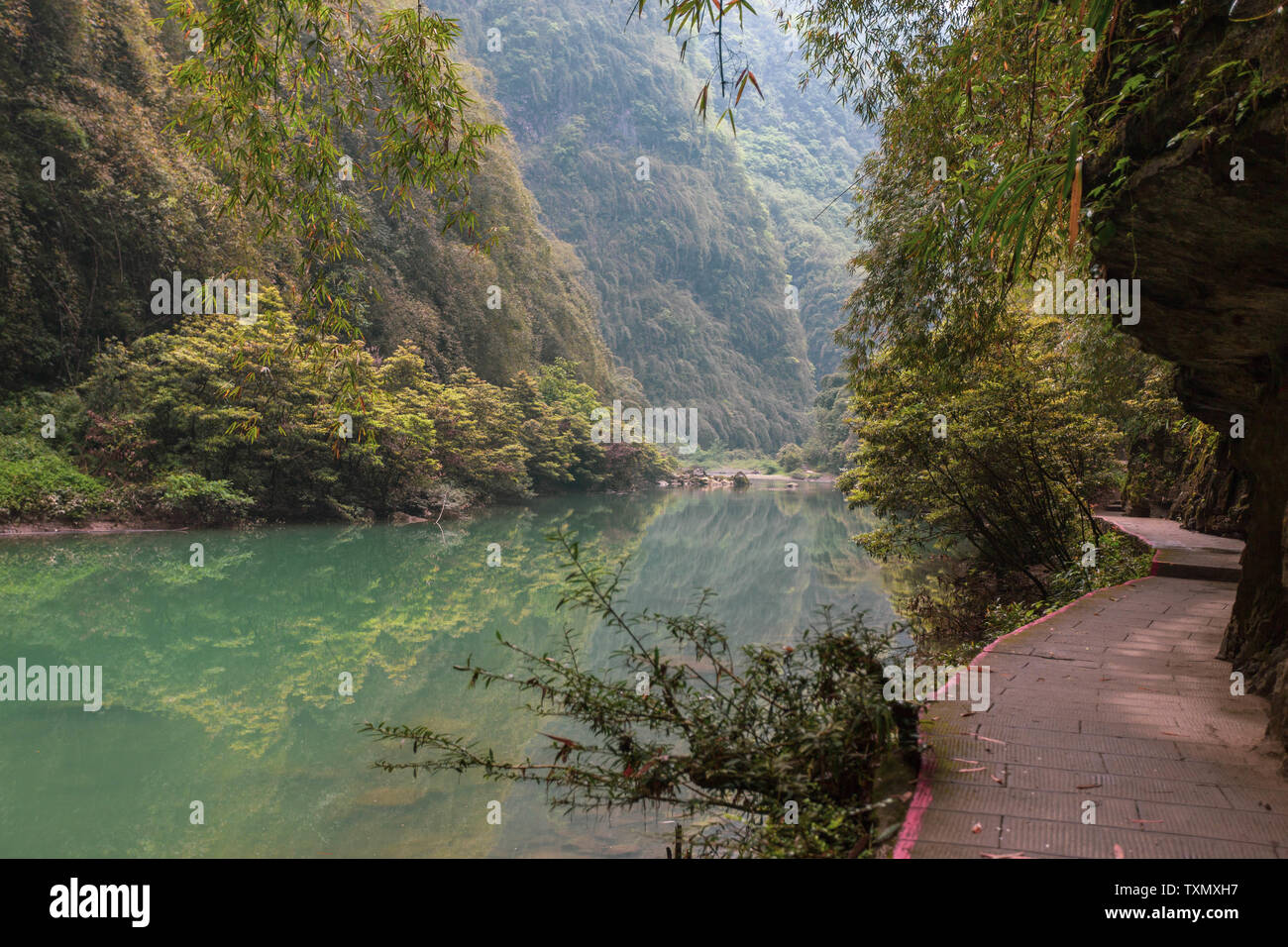 Pengshui Ai River Scenic Area Stock Photo - Alamy