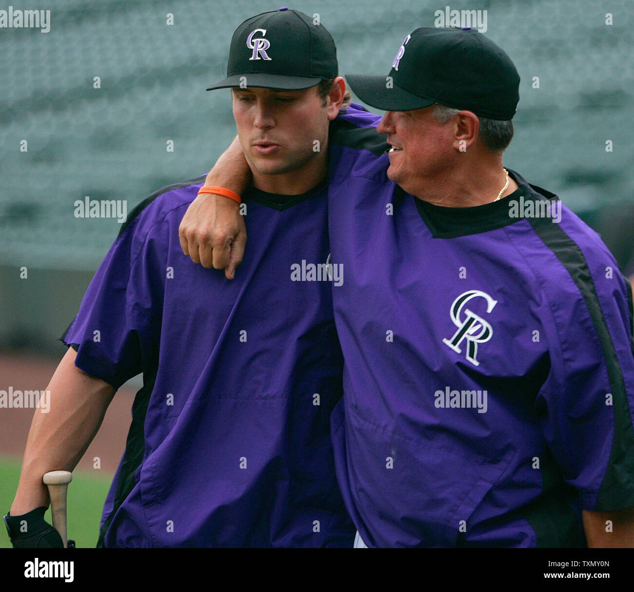 Colorado rockies manager clint hurdle hi-res stock photography and ...