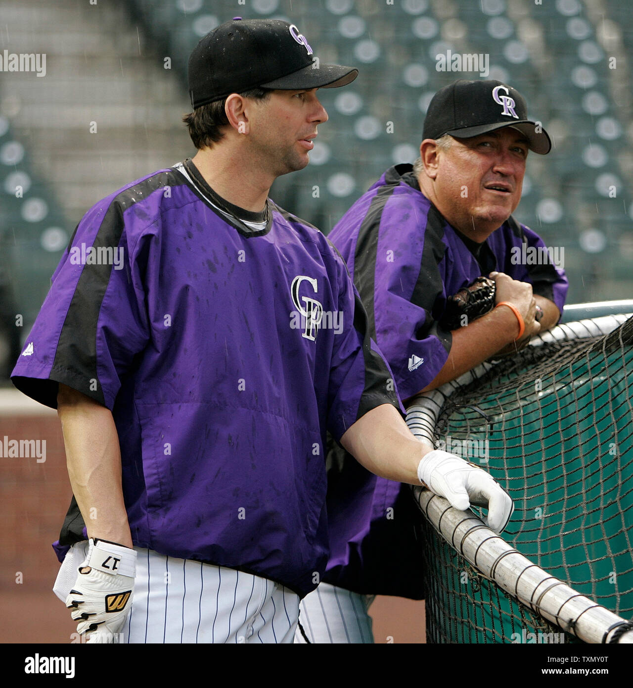 Colorado rockies manager clint hurdle hi-res stock photography and ...