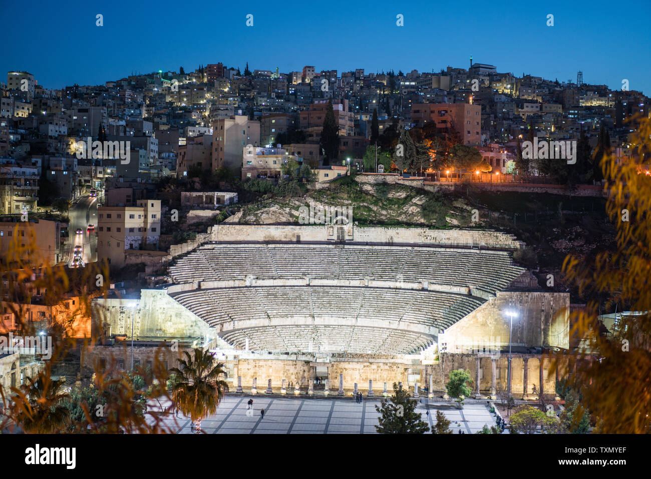 Aerial view of the Amman, Jordan Stock Photo - Alamy