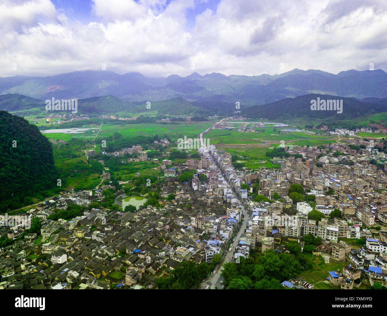 Ancient Town of Huangyao, Hezhou, Guangxi Stock Photo - Alamy