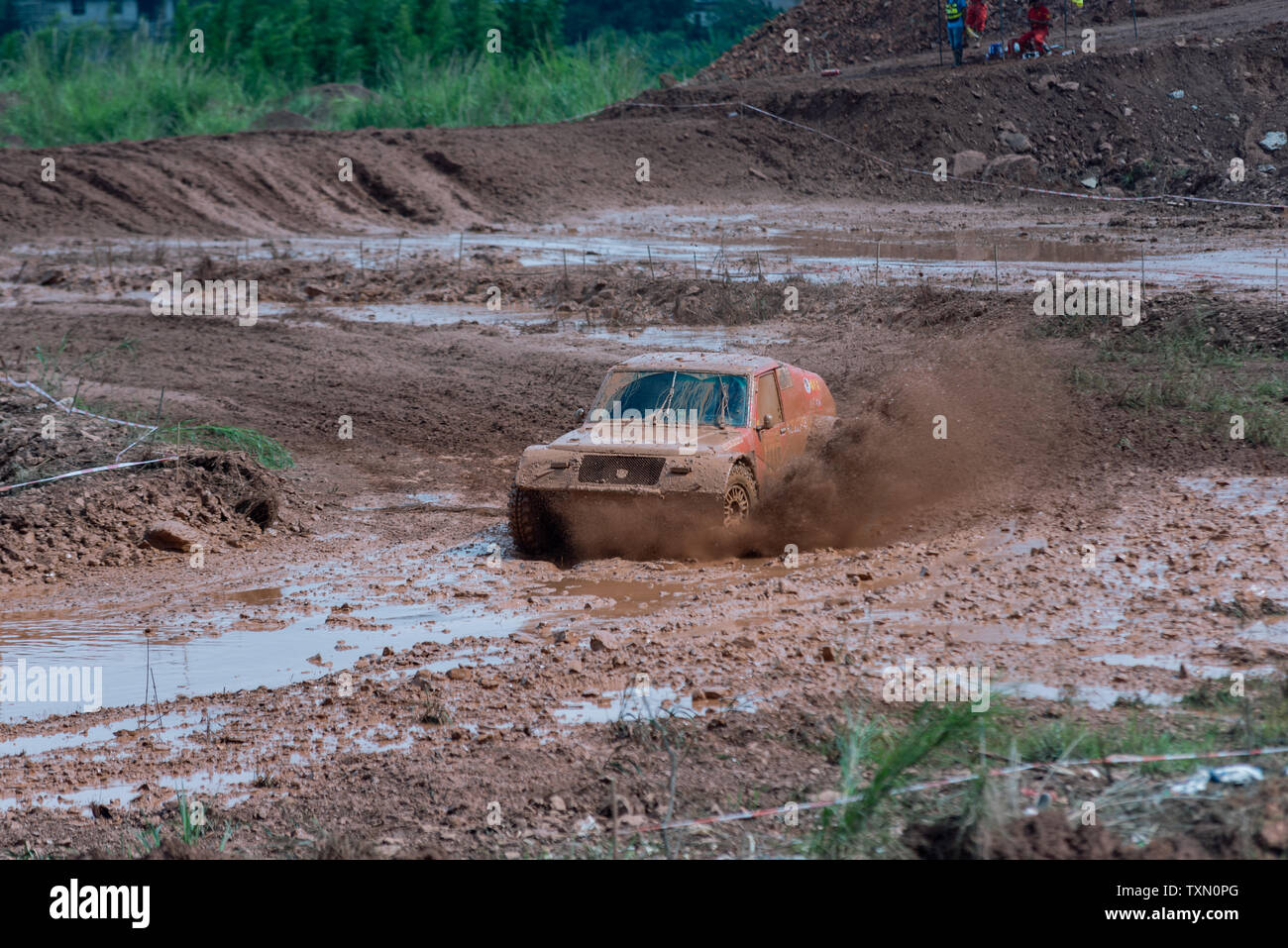 Land Cruiser Outdoor Car Cross Country Competition Stock Photo - Alamy