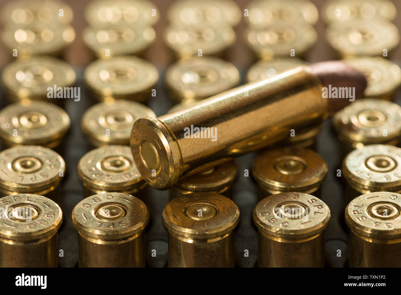 Empty rifle casings hi-res stock photography and images - Alamy