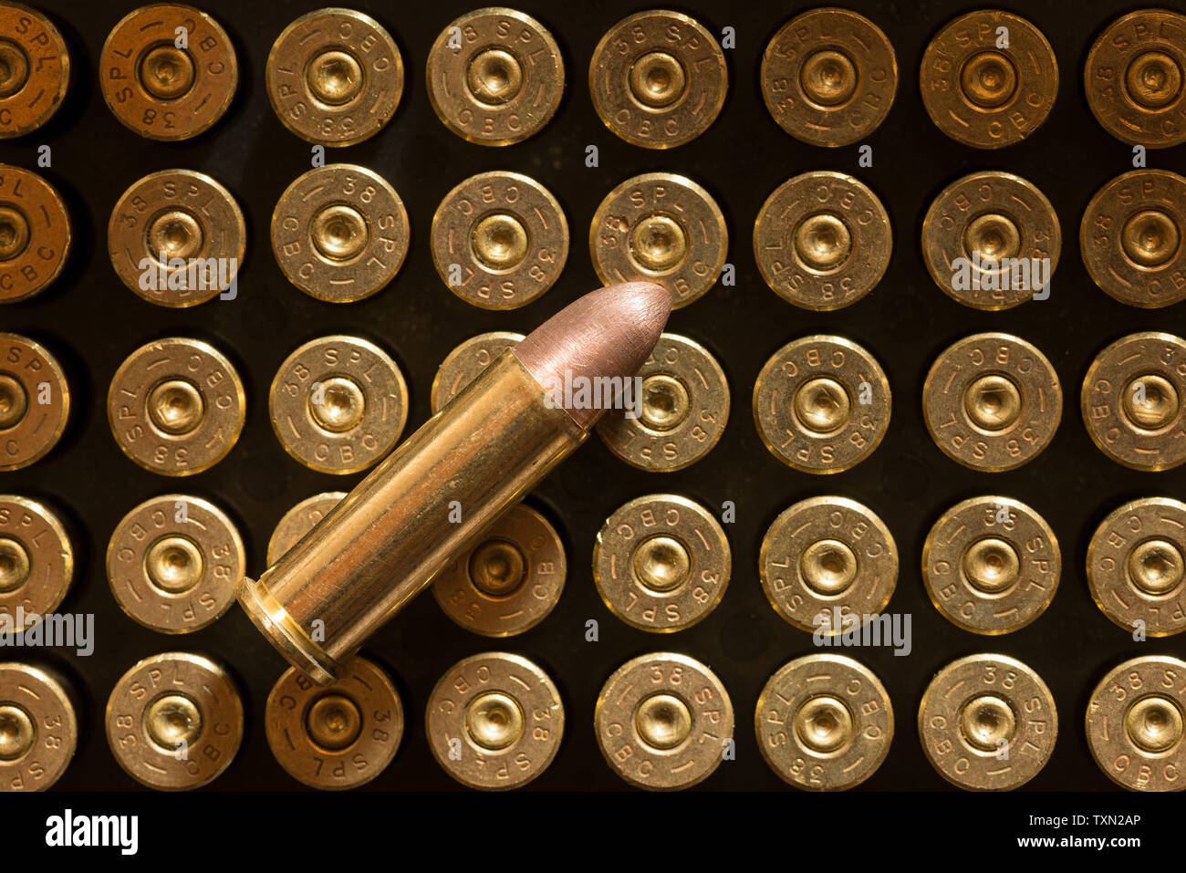 Empty rifle casings hi-res stock photography and images - Alamy