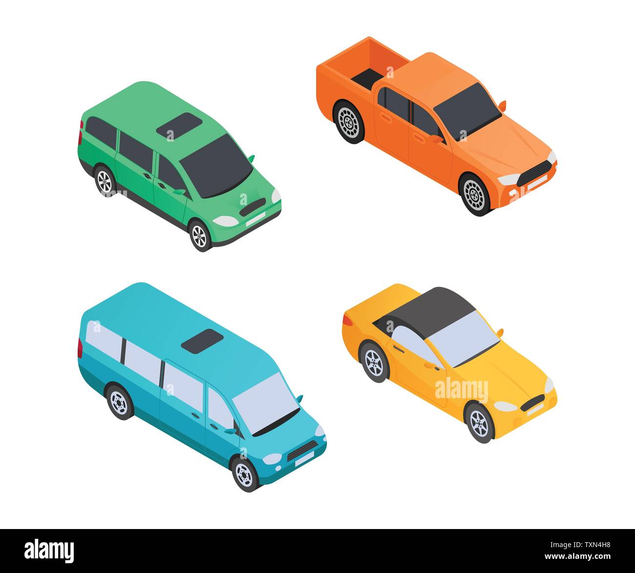 Different types of transport Stock Vector Images - Alamy