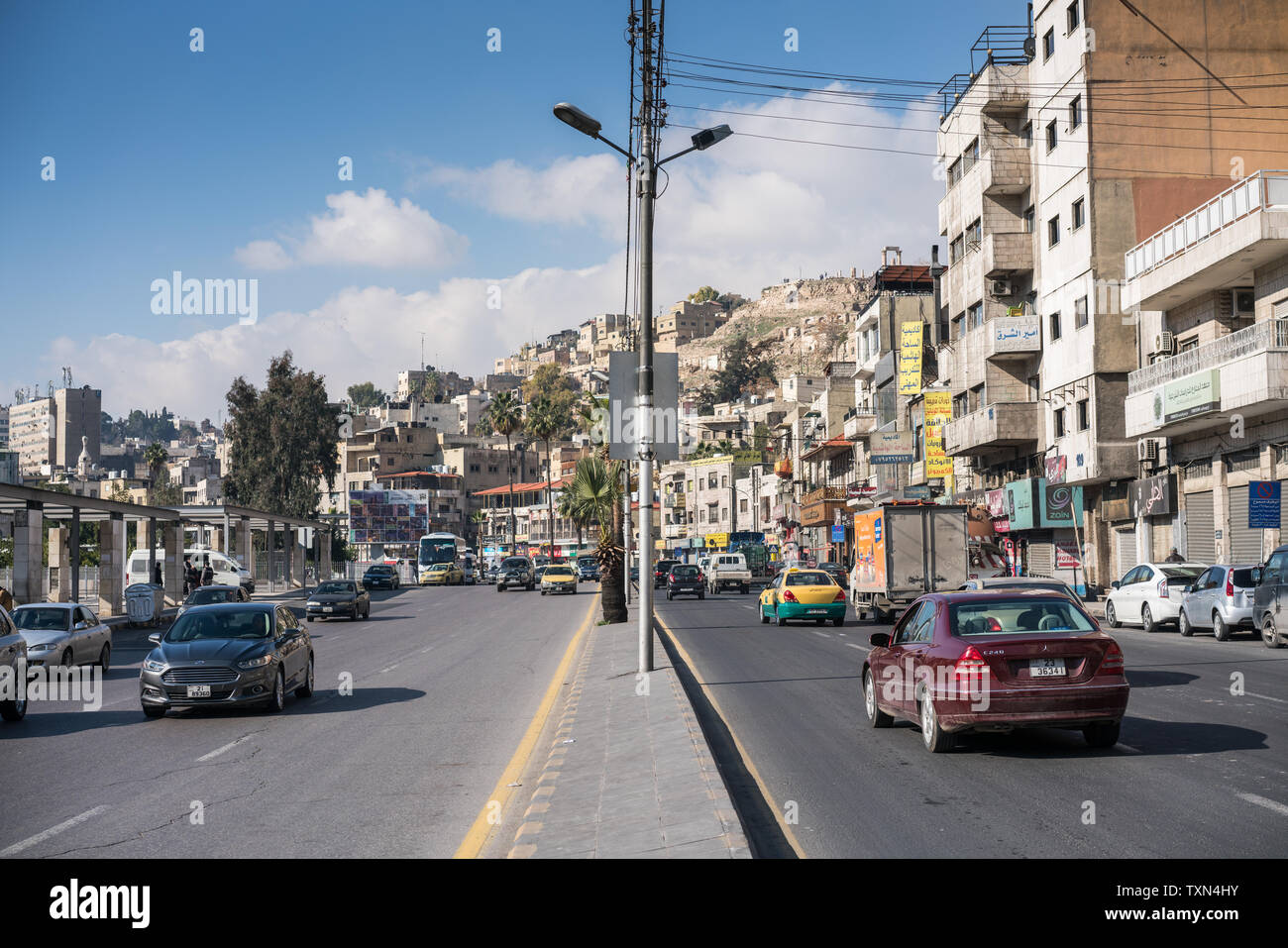 Street of the Amman, Jordan Stock Photo - Alamy