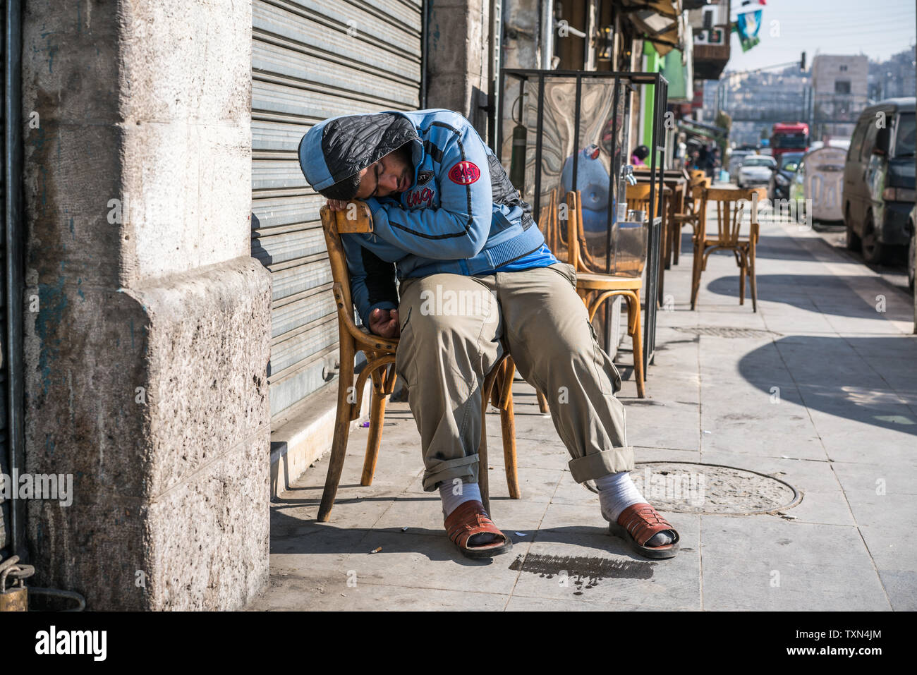 Local people,in the street of the Amman, Jordan Stock Photo - Alamy