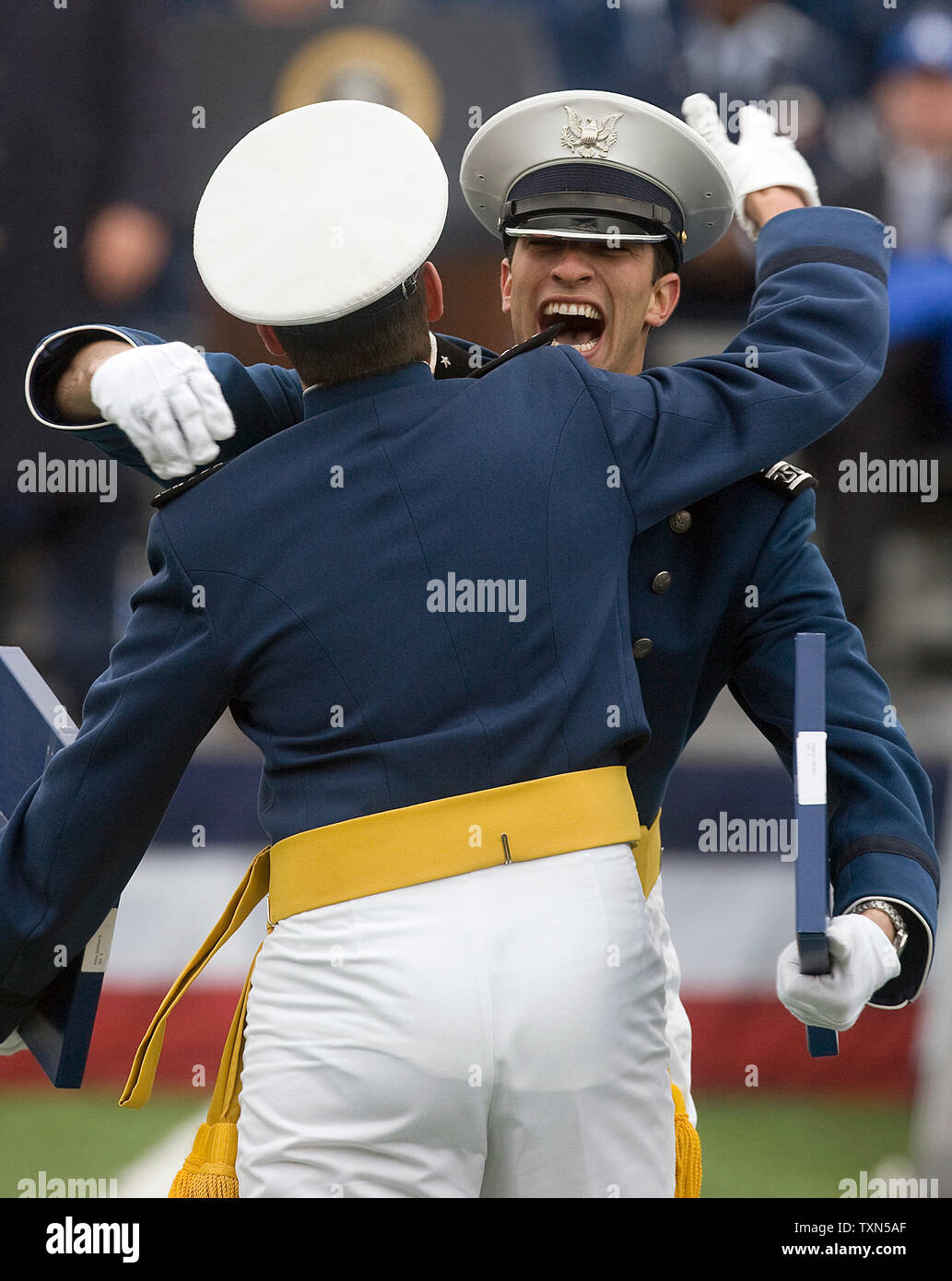 Cadets receiving diplomas hi-res stock photography and images - Alamy