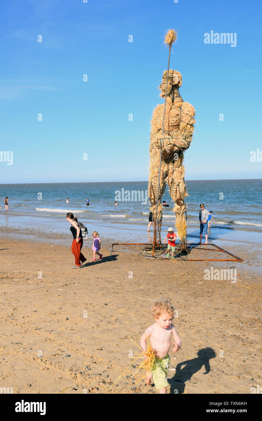 Pakefield Man, First Light Festival, Lowestoft Suffolk 22 June 2019. 24 ...
