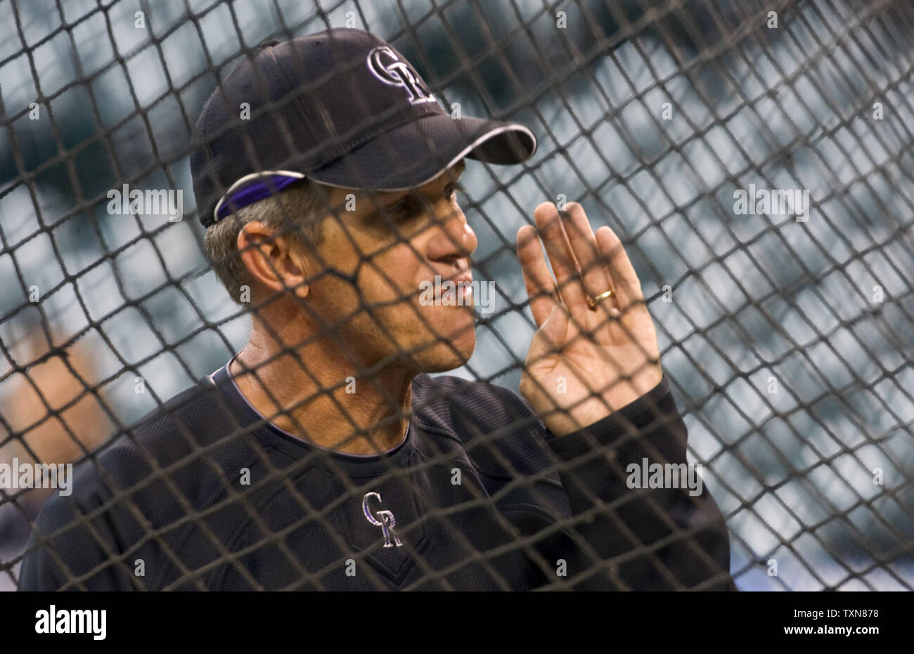 Colorado rockies manager clint hurdle hi-res stock photography and ...
