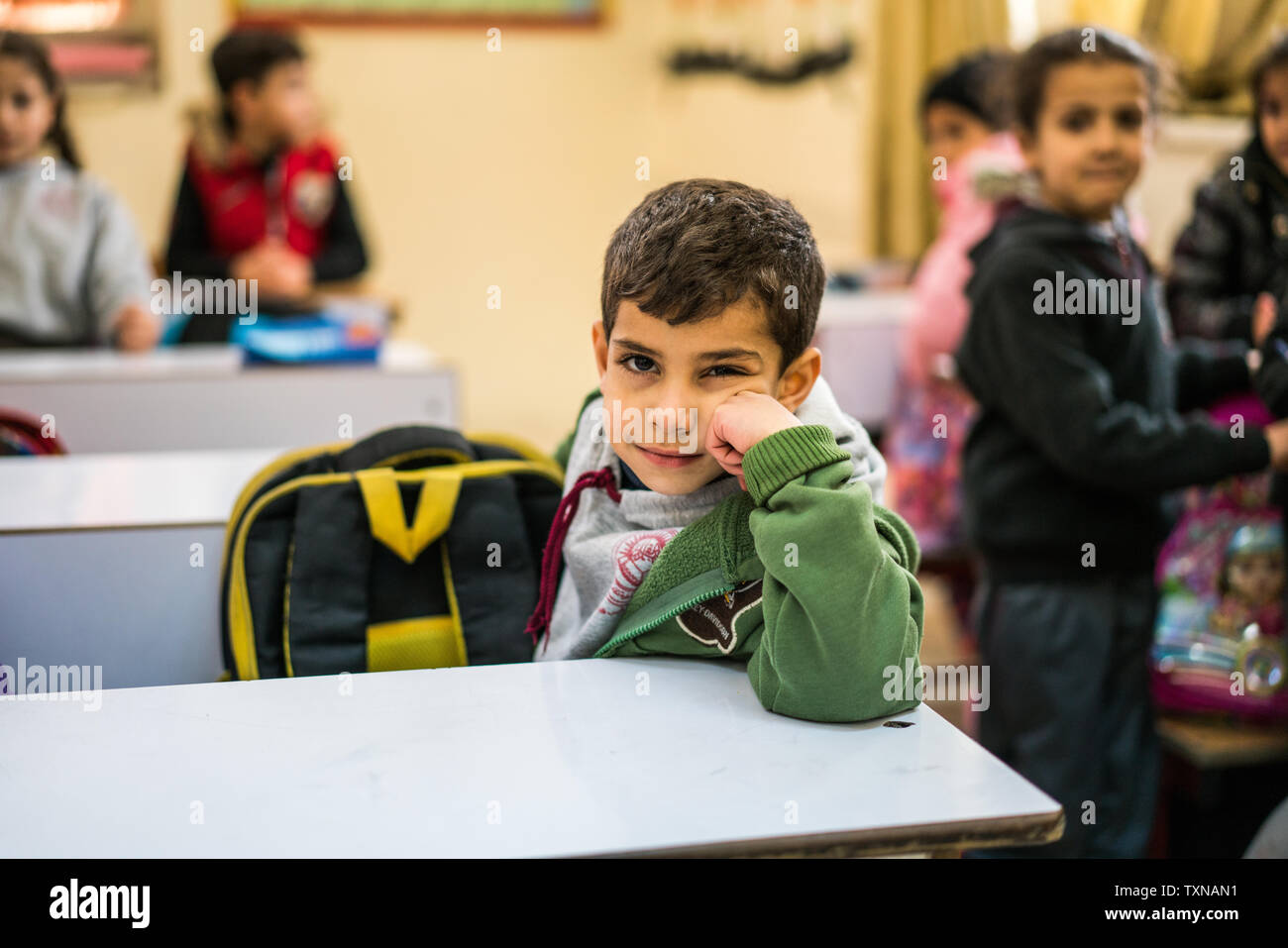 Elementary muslim student classroom hi-res stock photography and images ...
