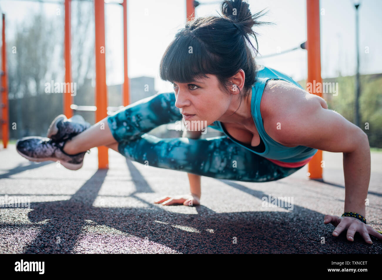 Balancing on hands hi-res stock photography and images - Alamy