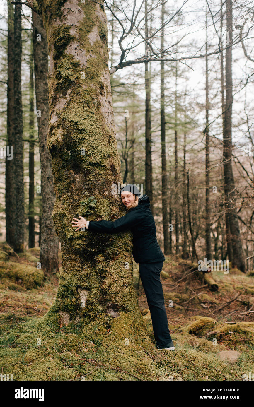 Hugging tree hi-res stock photography and images - Alamy