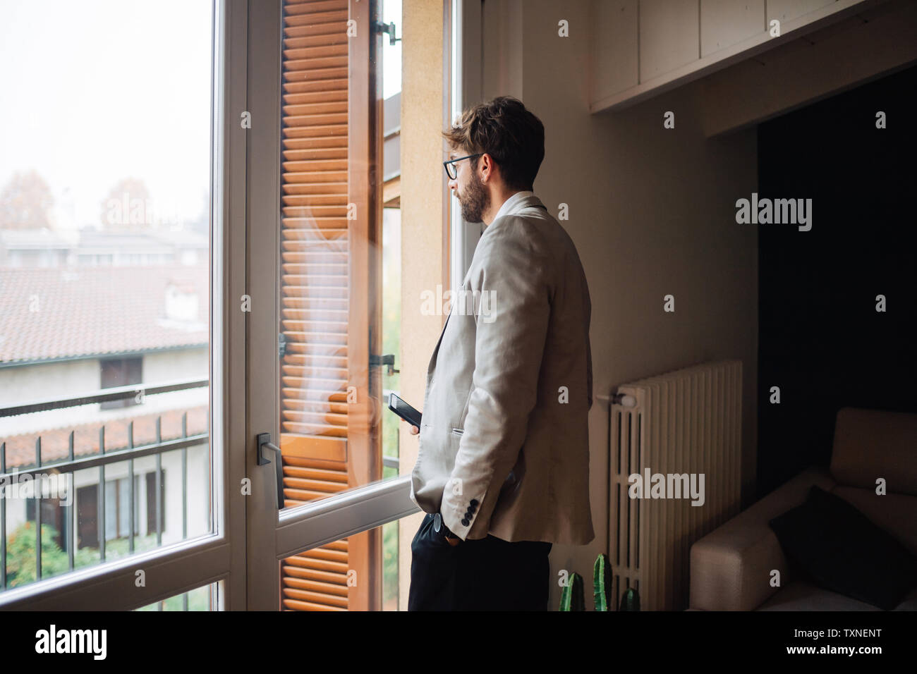 Gazing Through Window High Resolution Stock Photography and Images - Alamy