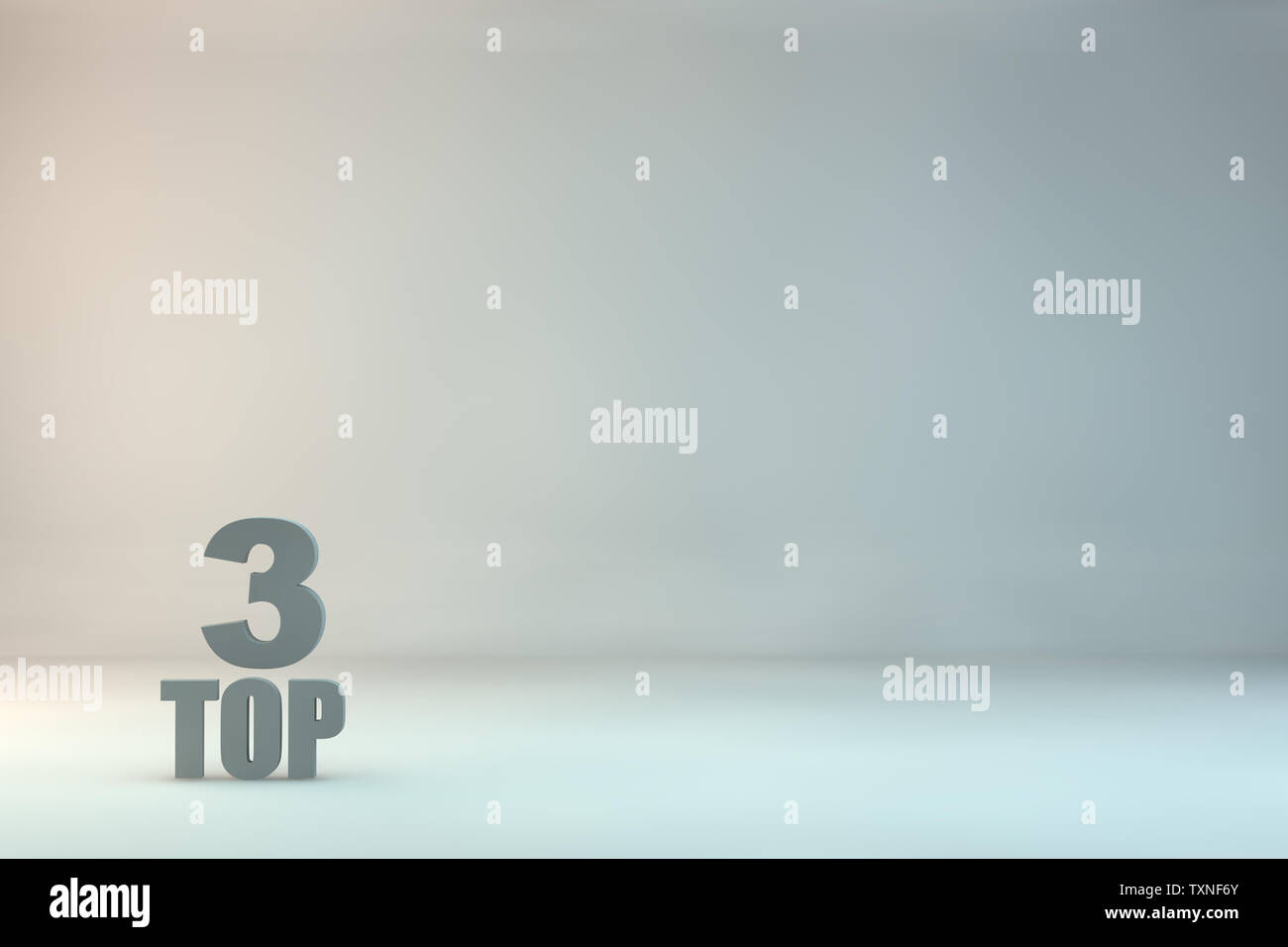 Top 3 on background Stock Photo - Alamy