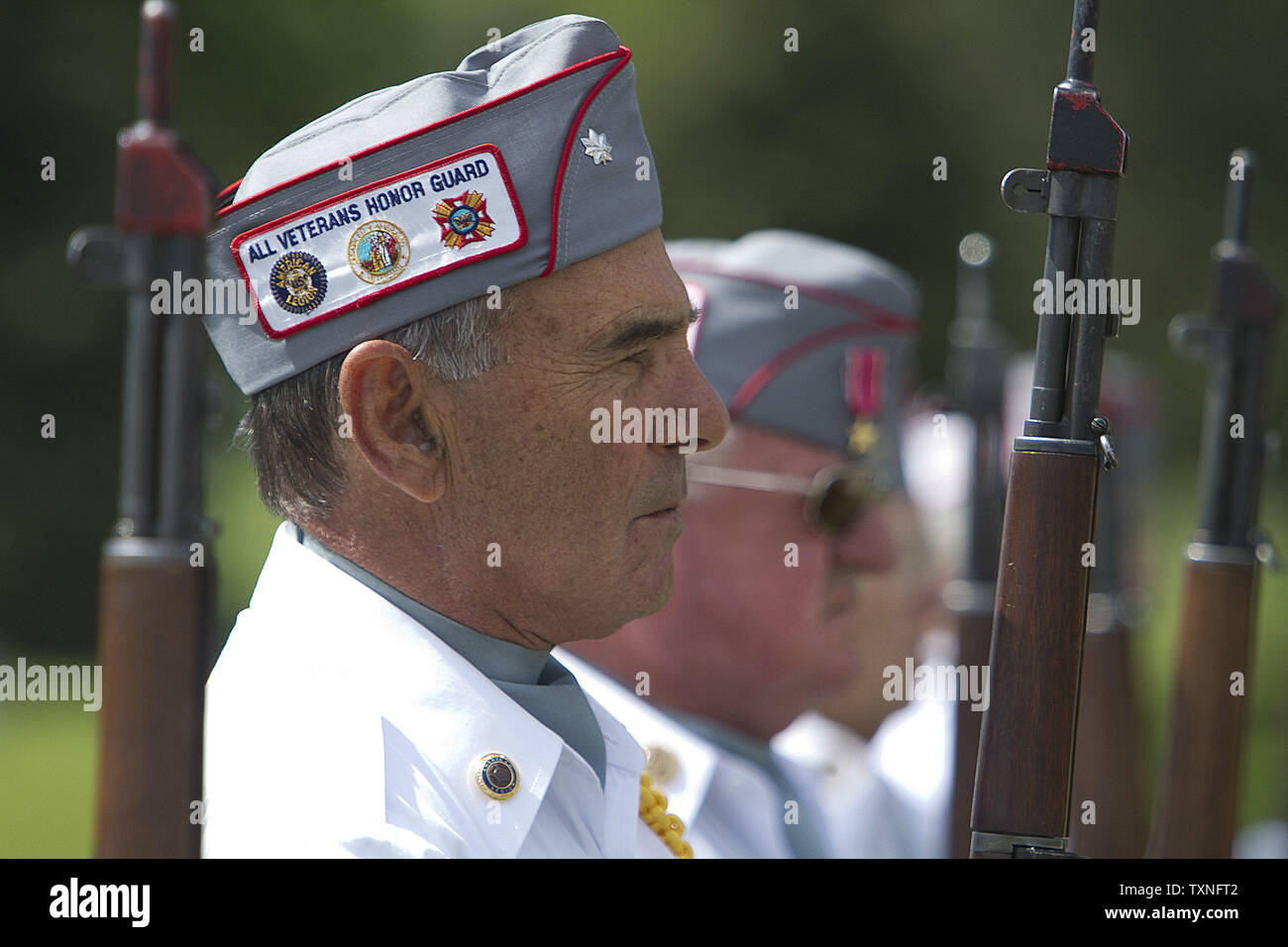 American legion cemetery hi-res stock photography and images - Alamy