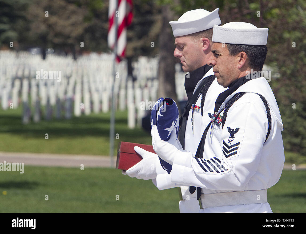 As preparation for Memorial Day continue at Fort Logan National ...