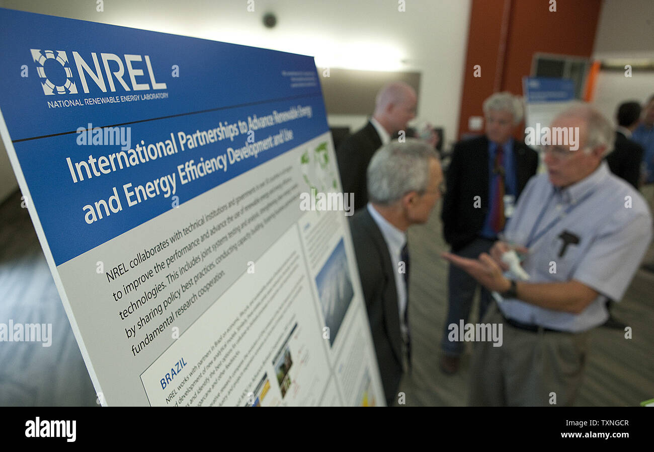 NREL researchers and scientists gather awaiting the arrival of the ...