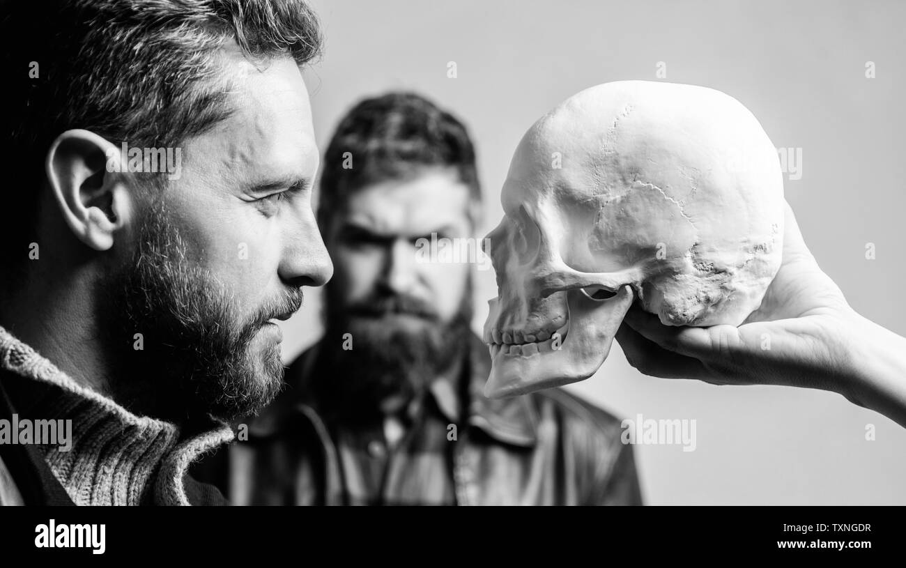 Be brave. Focused on breaking fear. Psychology concept. Human fears and ...