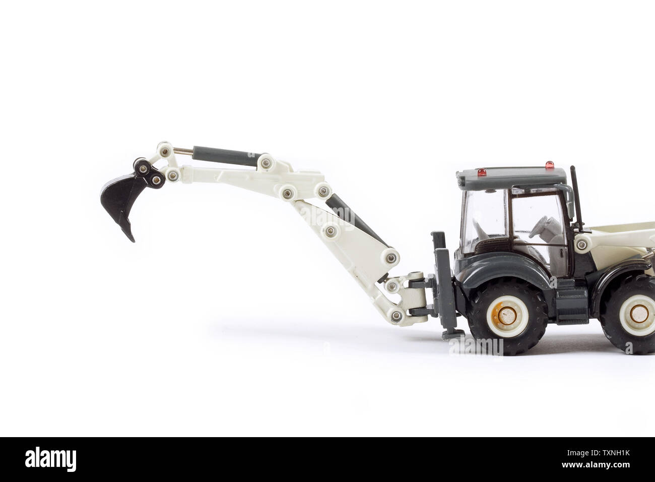 Backhoe excavator Cut Out Stock Images & Pictures - Alamy