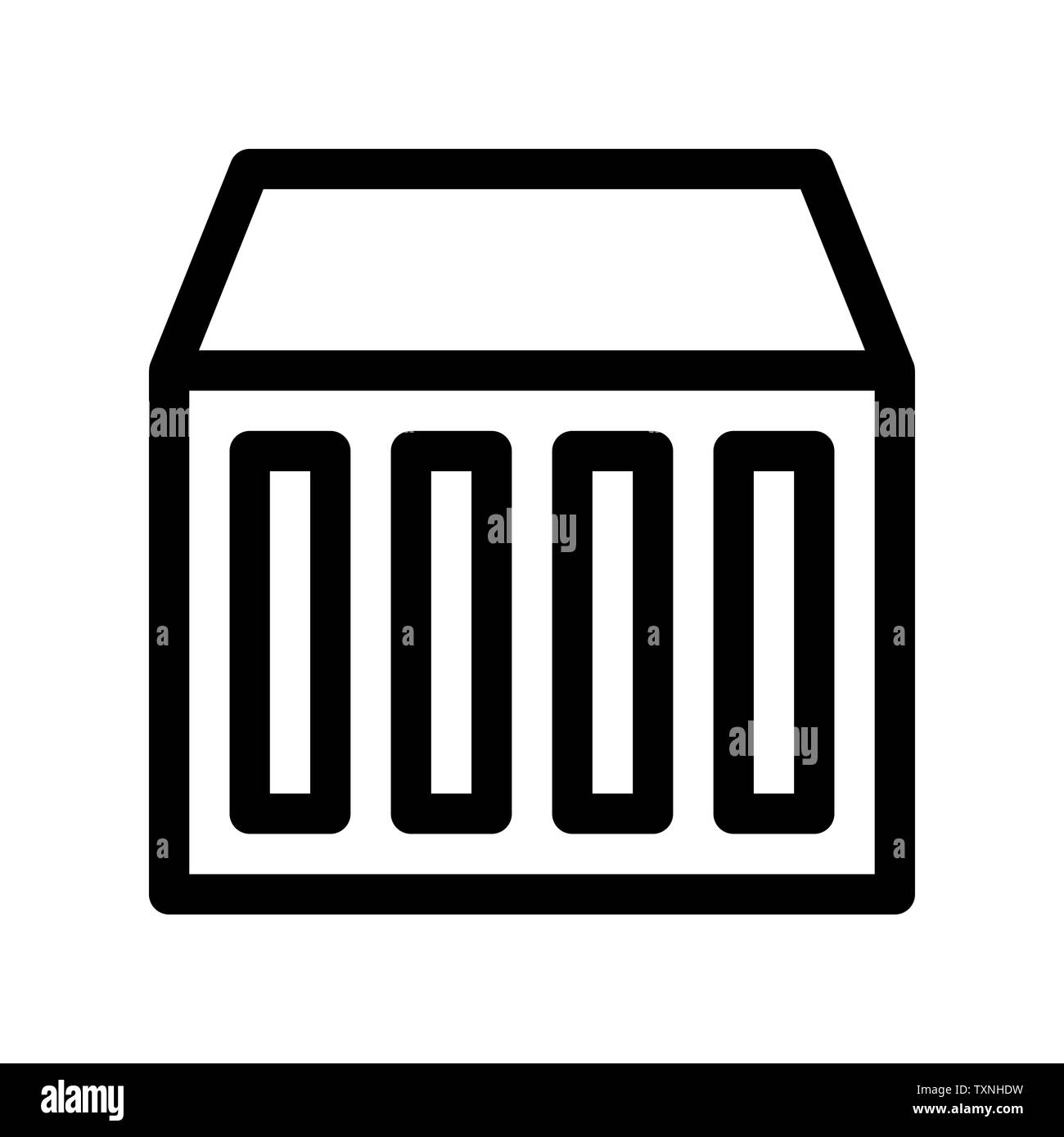 cloud storage hardware server icon or logo illustrator Stock Photo - Alamy