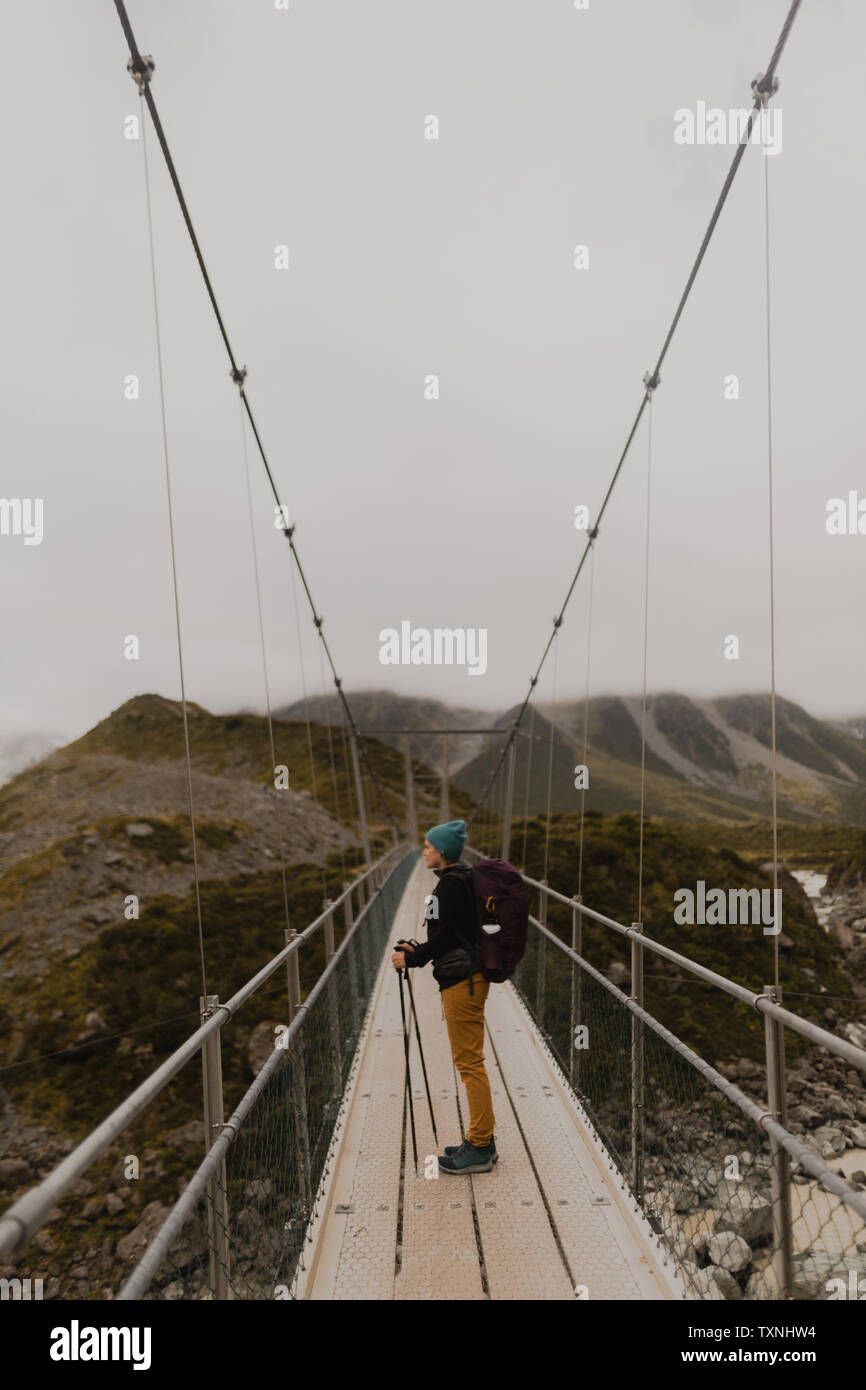 View of suspension bridge hi-res stock photography and images - Alamy