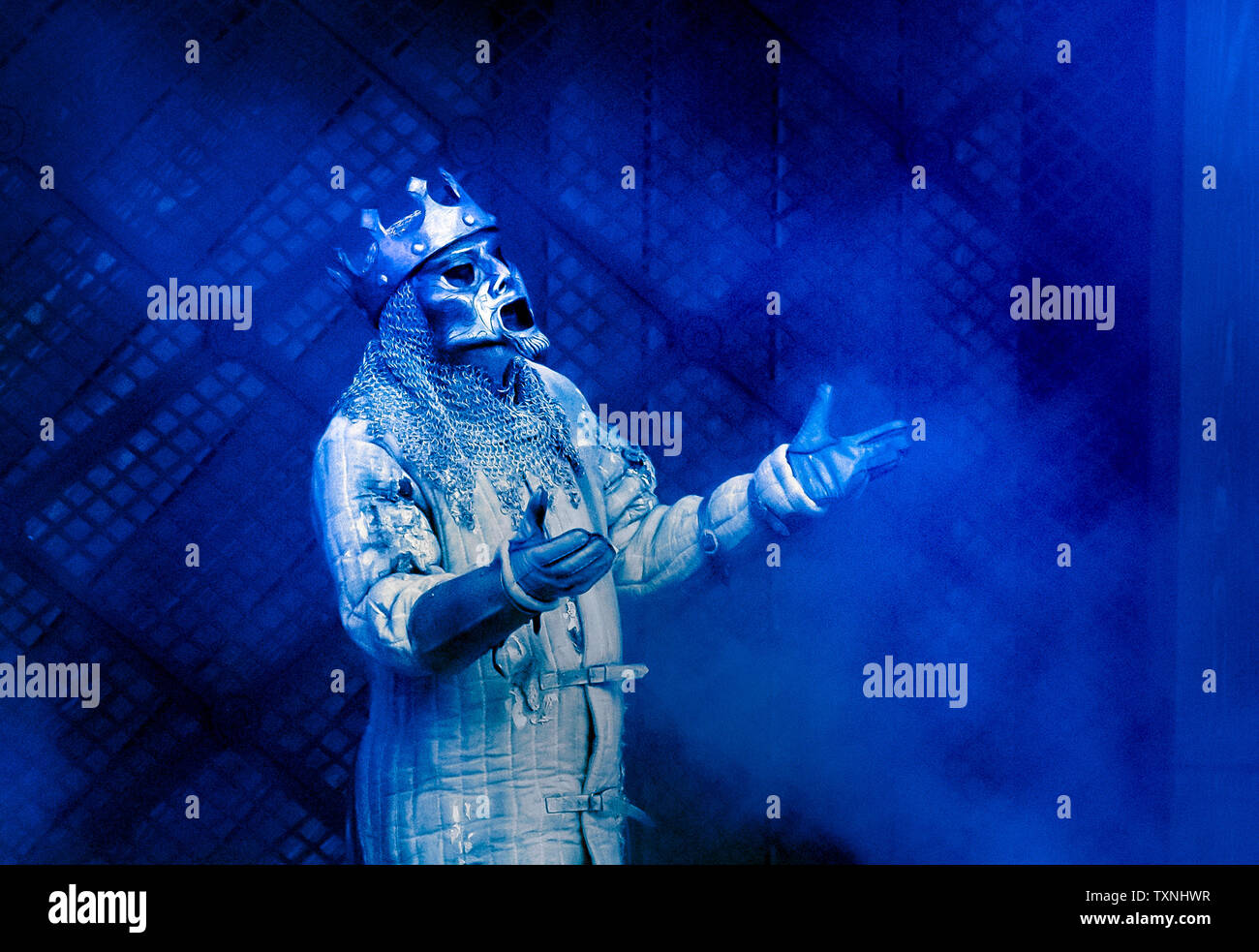 Fine time fontayne plays ghost king hamlet during hi-res stock ...