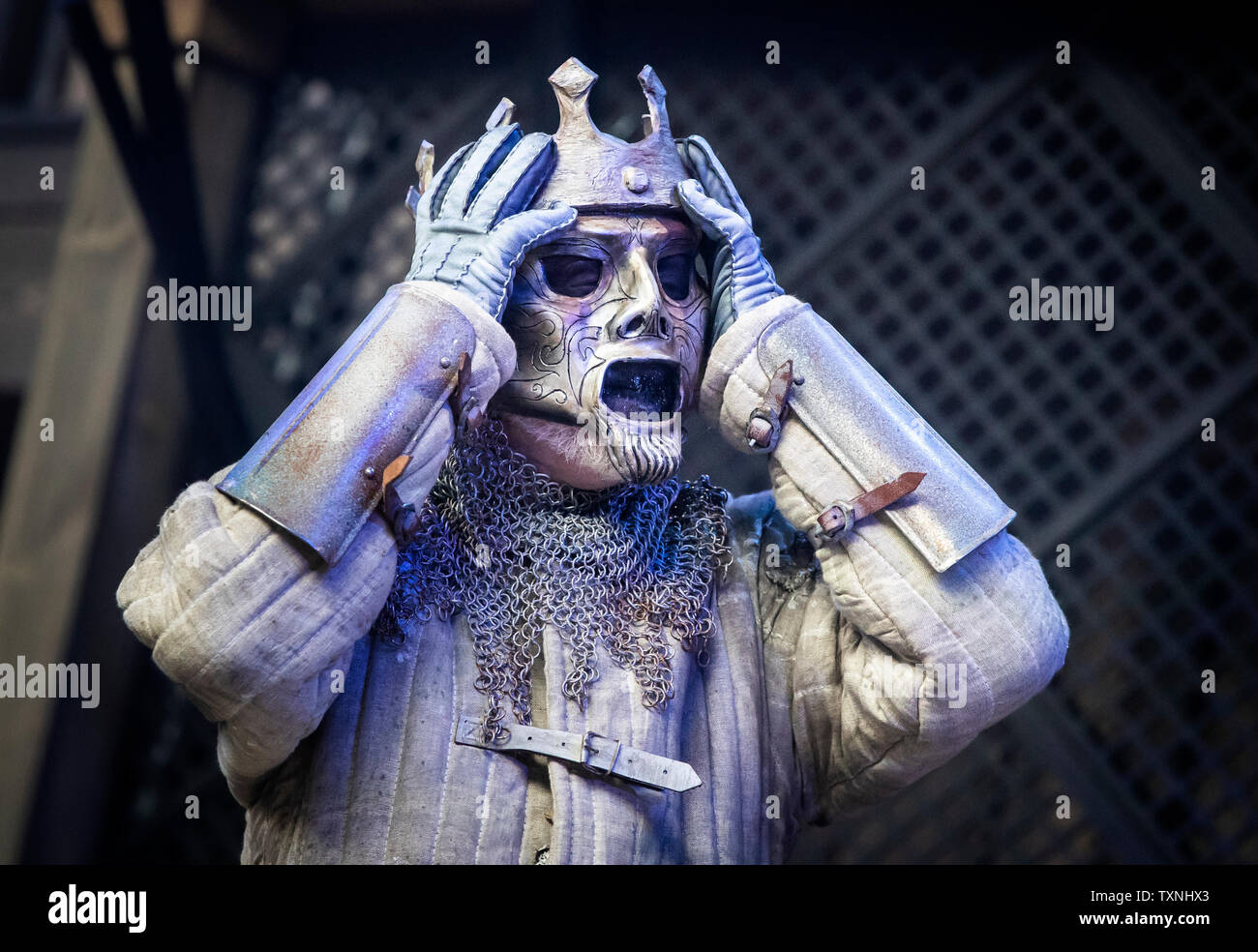 Fine Time Fontayne plays the Ghost of King Hamlet during a dress ...