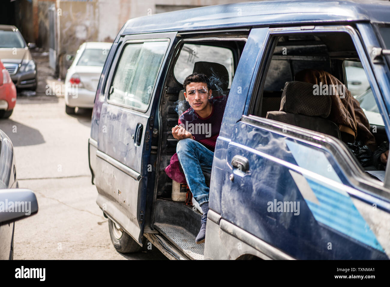 Local people,in the street of the Amman, Jordan Stock Photo - Alamy