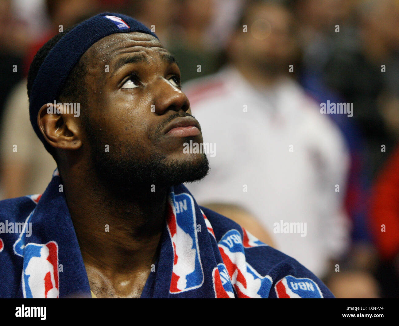 James lebron face hi-res stock photography and images - Alamy