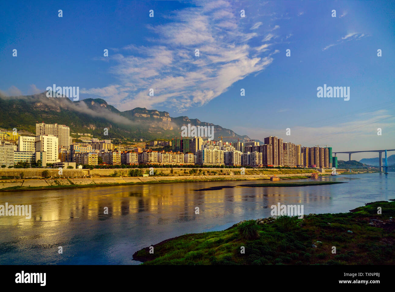 Scenery of Sinan County Stock Photo - Alamy