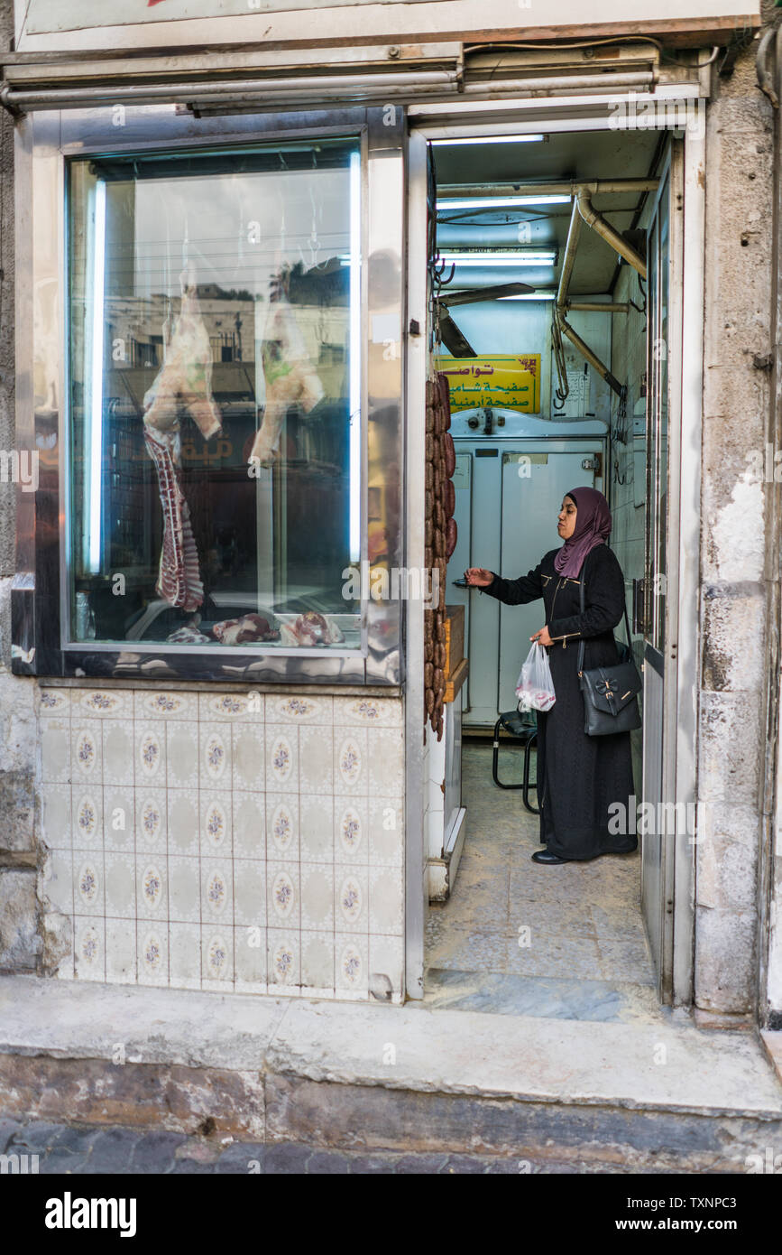 Local people,in the street of the Amman, Jordan Stock Photo - Alamy