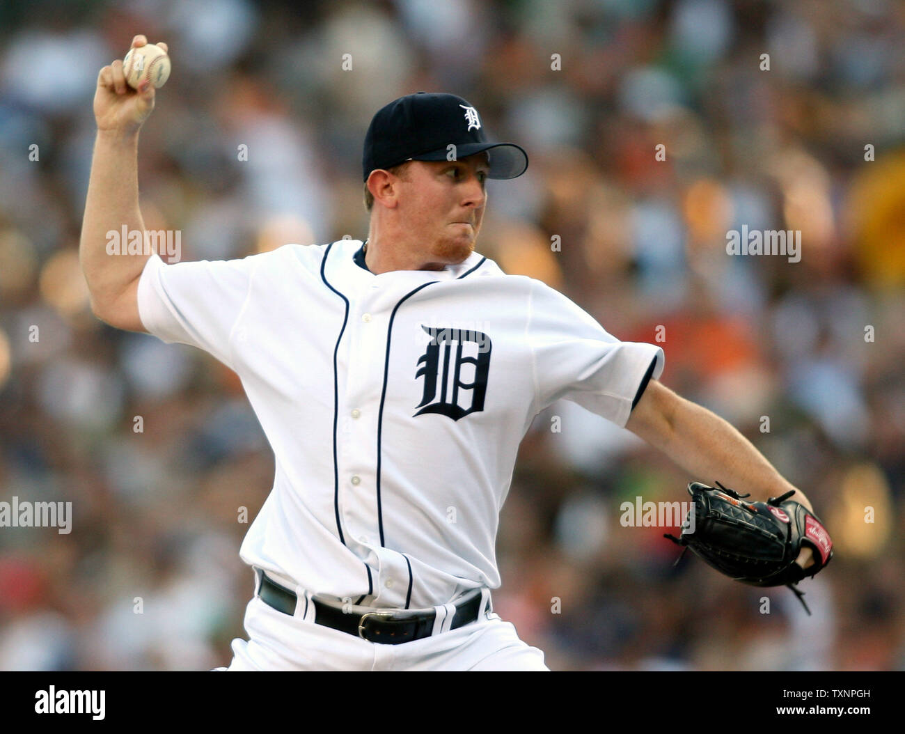 Detroit tigers pitcher zach miner hi-res stock photography and images ...