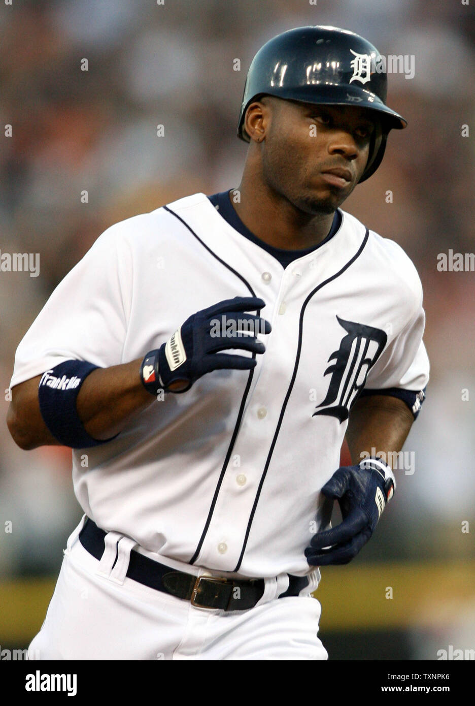 Detroit tigers craig monroe after hi-res stock photography and images ...