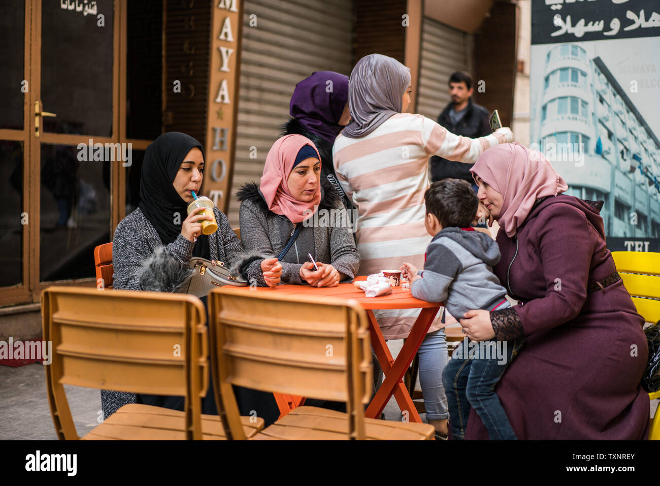 Local people,in the street of the Amman, Jordan Stock Photo - Alamy