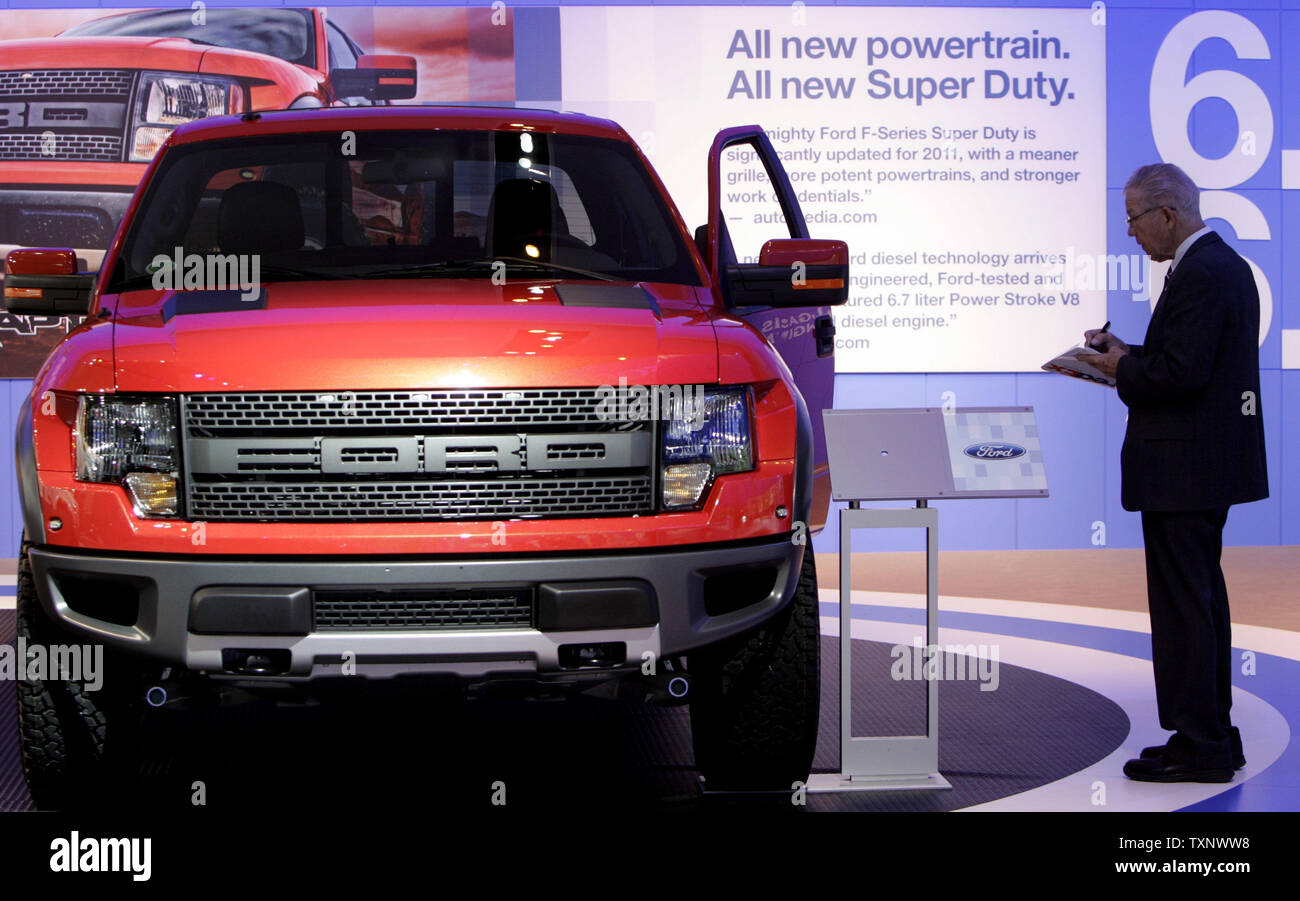 An attendee of the media preview days at the 2010 North American ...