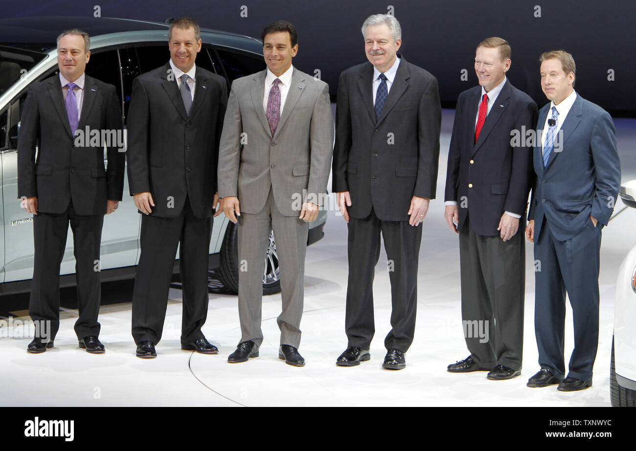 Ford Executives Stephen Odell, Joe Hinrichs, Mark Fields, Derrick Kuzak ...