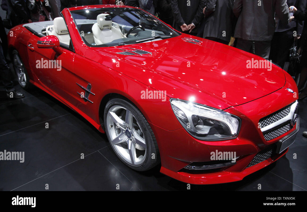 Mercedes introduced the new Mercedes SL model at the 2012 North ...