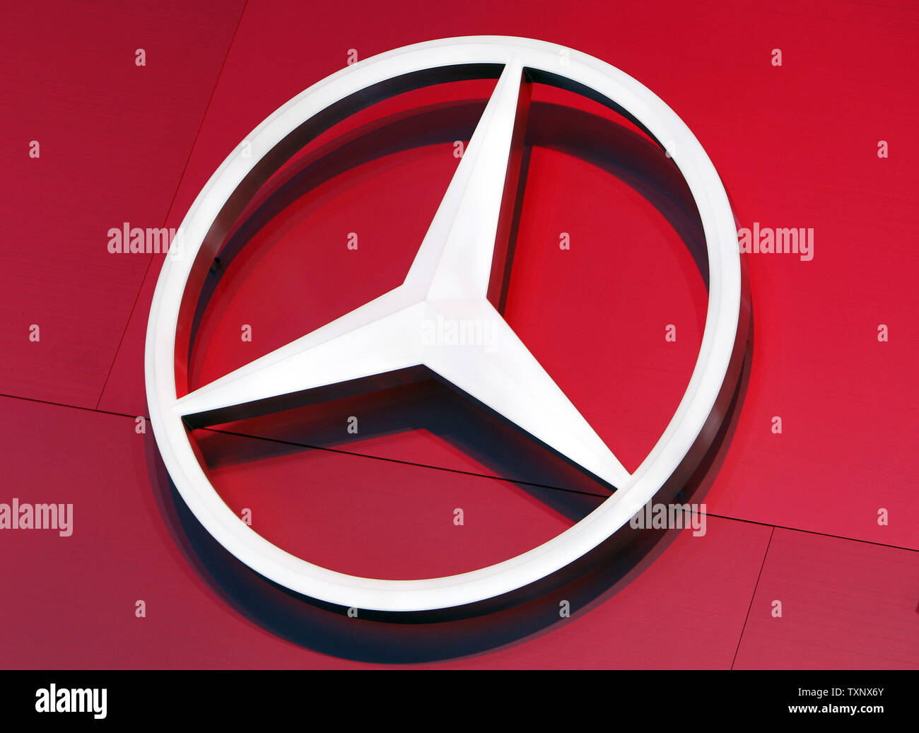 The mercedes benz booth hi-res stock photography and images - Alamy