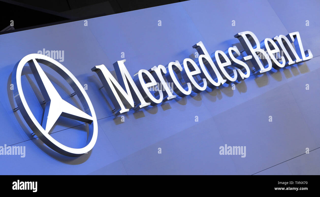 The mercedes benz booth hi-res stock photography and images - Alamy