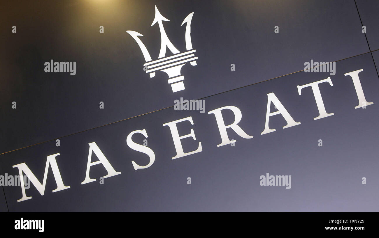 Maserati logo hi-res stock photography and images - Alamy
