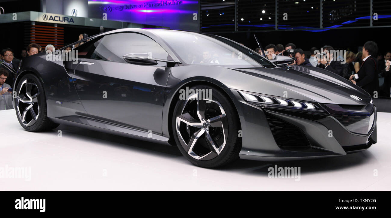The Acura NSX prototype is revealed at the 2013 North American ...