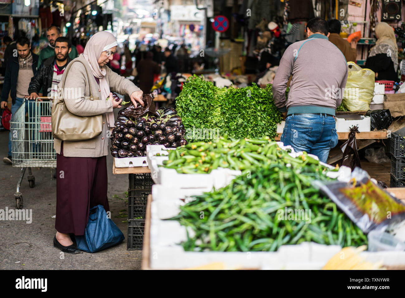 Street market, Amman, Jordan Stock Photo - Alamy