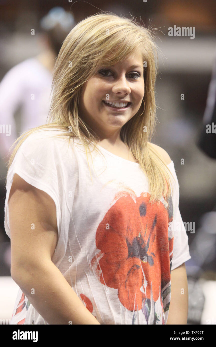 Olympic gold medal winner Shawn Johnson makes an appearance during the ...