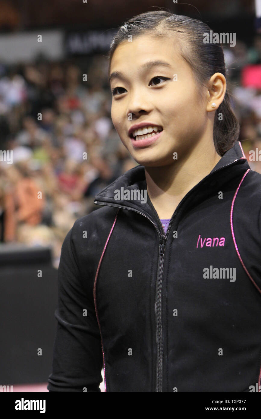 Gymnast Ivana Hong is seen at the Visa Championships at the American ...