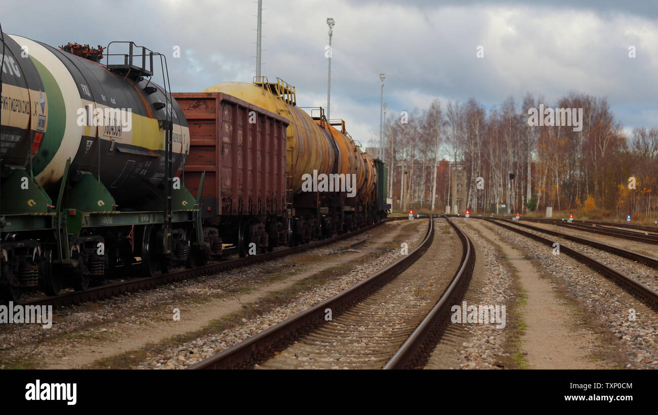 Petrol road tanker wagon hi-res stock photography and images - Alamy